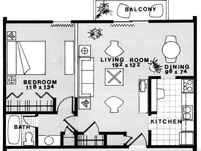 Oak Creek Apartments Studio Apartment for Rent at 280 Northern Ave Ofc, Avondale Estates, GA 30002