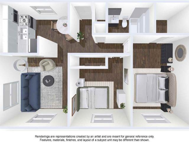 Oak Park Apartments 2 Bedroom Apartment for Rent at 7912 Olde English Rd, Saint Louis, MO 63123