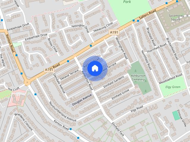 Oakfield Terrace, Gosforth, Newcastle upon Tyne, Tyne and Wear, NE3