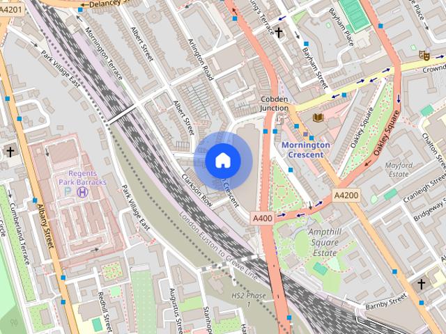 Oakley Square, Mornington Crescent, Euston, Camden, London, NW1