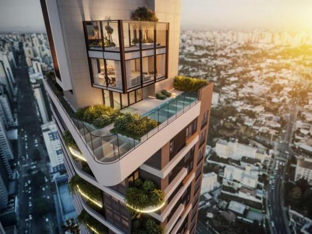 OÁS: Apartamentos de 3 e 4 suítes no edifício mais alto de Curitiba