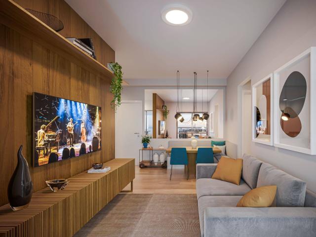 Oásis Condomínio Clube | Apartamentos de 1 quarto com 33 m² | Rua Jaguariaíva, Vila Guilhermina