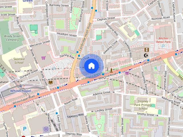 Oasis Court, Mile End Road, London