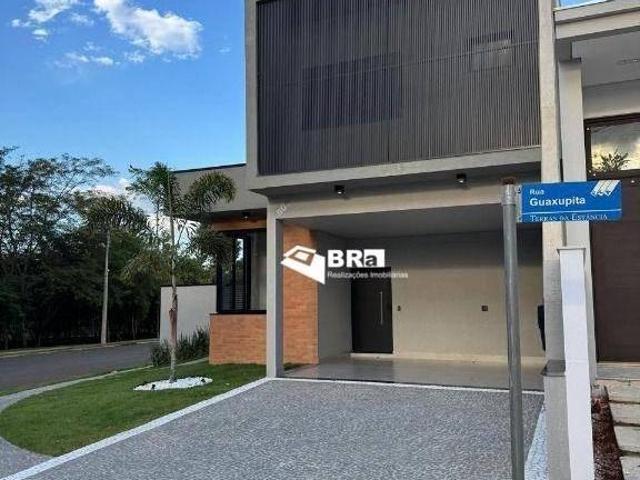 obrado novo com 3 suítes e piscina à venda no Terras da Estância – Paulínia