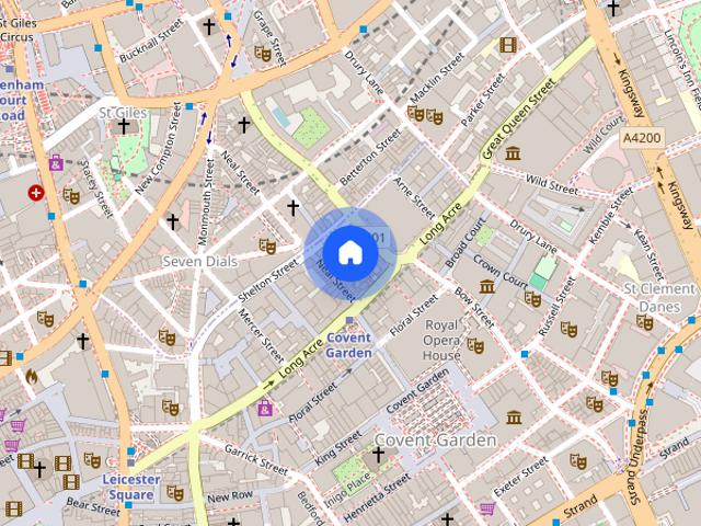 Odhams Walk, Covent Garden, WC2H