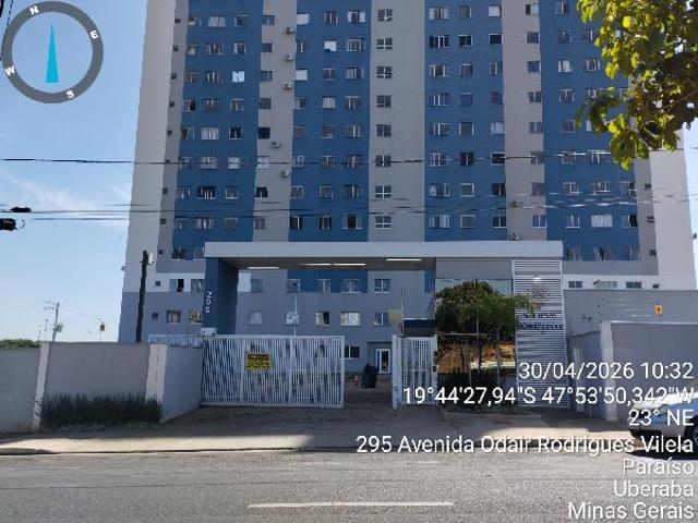 Oferta especial — Apartamento no Paraiso, Uberaba MG, Apto 406, 2 quartos, 1 vaga, 45,18m² | Leilão