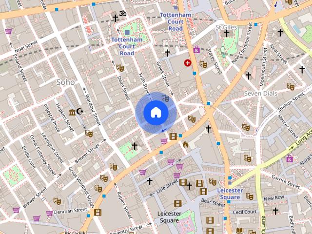 Old Compton Street, Soho, W1D