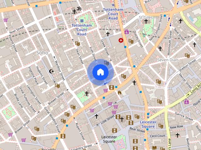Old Compton Street, Soho, London, W1D