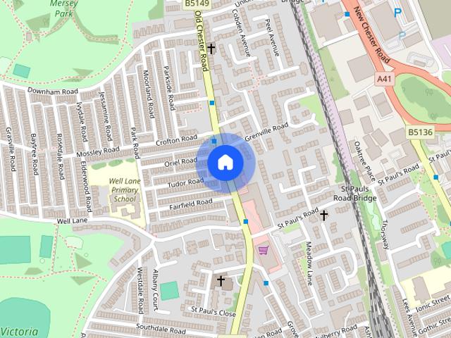 Old Chester Road, Birkenhead, Wirral, Merseyside, CH42