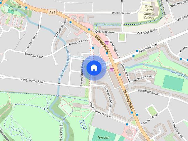 Old Bromley Road, Old Bromley Road, Bromley, Greater London, BR1