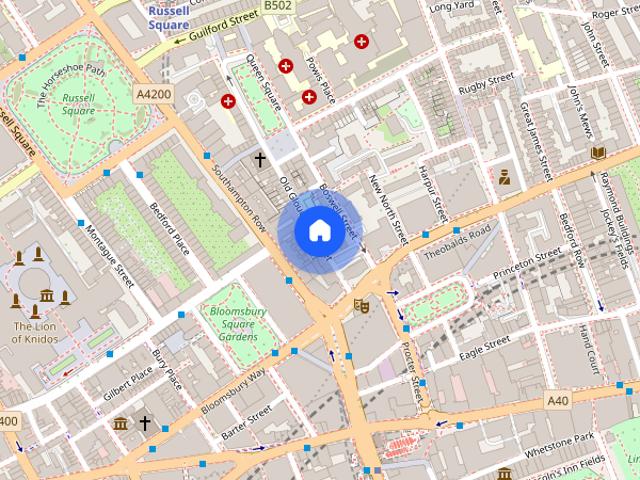 Old Gloucester Street, Bloomsbury, London, WC1N