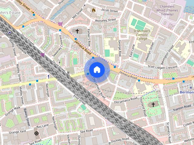Old Jamaica Road, Bermondsey, London, SE16
