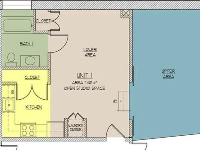 Old Towne Flats 1 Bedroom Apartment for Rent at 230 N Sycamore St, Petersburg, VA 23803