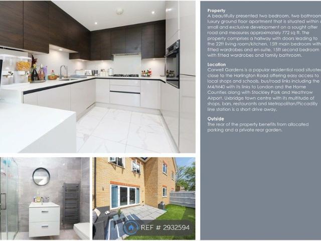 Bathroom Ground Floor Apartmen, Uxbridge, Hillingdon UB8, 2 bed flat to rent, £1,995 pcm | PrimeLocation