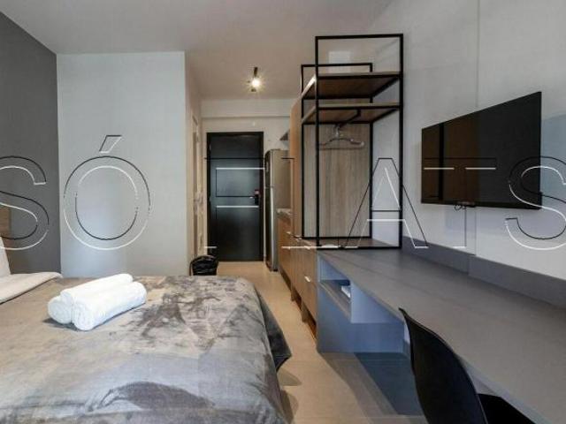 On Jurupis, Studio mobiliado disponível para venda com 26m² e 1 dormitório