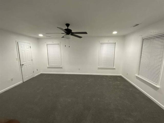 One bedroom with shared bathroom