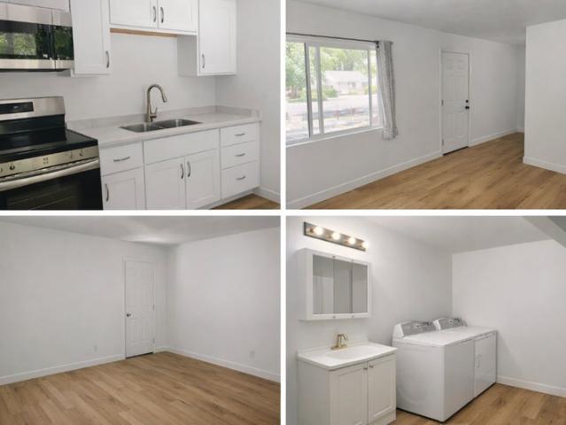 One bedroom in a duplex