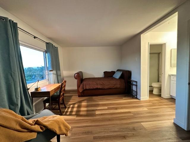 One furnished bedroom with en suite
