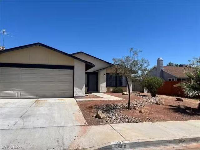 One Story, Single Family Residence Las Vegas, NV 5816 Santa.