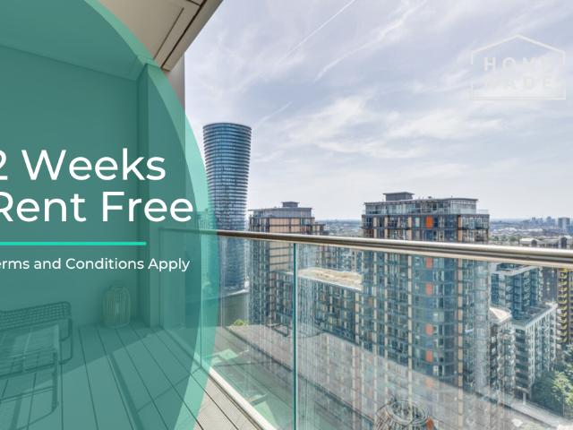 Ostro Tower, Canary Wharf, E14 1 bed apartment to rent £3,000 pcm £692 pw