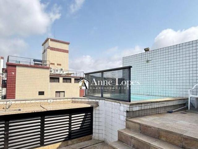 Oportunidade!Cobertura com piscina, e vista mar na Pompéia em Santos