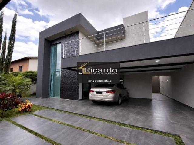 Oportunidade! Casa alto padrão condomínio rk 4 quartos 3 suítes com closet churrasqueira e vista