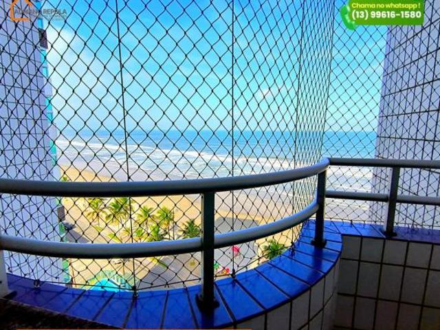 OPORTUNIDADE APARTAMENTO FRENTE MAR 3 DORMITÓRIOS VARANDA COM CHURRASQUEIRA Á CARVÃO