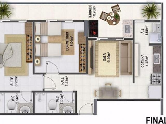 OPORTUNIDADE !Apartamento Residencial à venda, Vilamar, Praia Grande AP0675