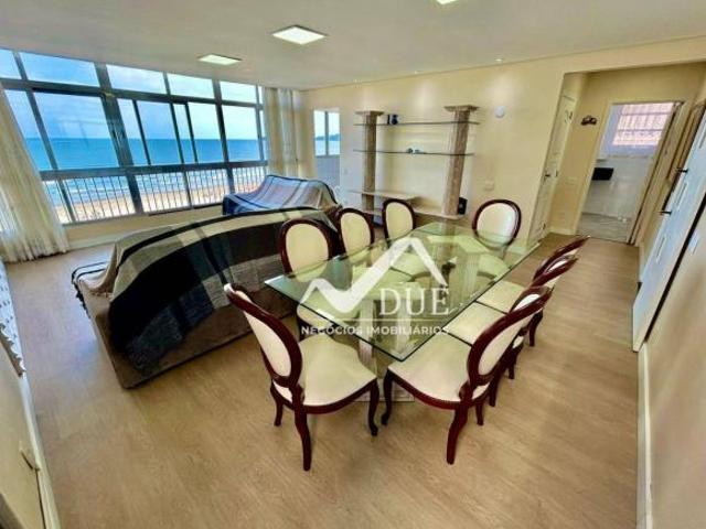 Oportunidade de apartamento frente mar com vista panorâmica da Orla de Santos, no Miolinho da Pompéi