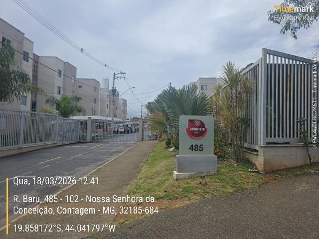 Oportunidade em destaque — Apartamento no Conquista Veredas, Contagem MG, Apto 101, 2 quartos, 1 vaga, 43,7m² | Licitação Aberta
