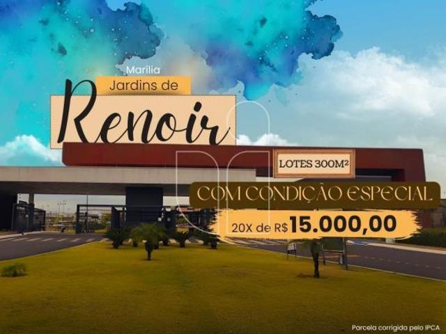 Oportunidade Lotes Residenciais Condomínio Jardins de Renoir Marília, SP