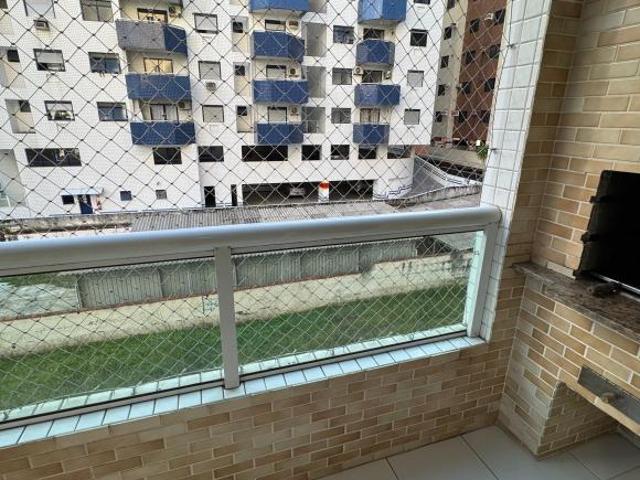 Oportunidade! Mobiliado, 1 Quarto, sacada e 1 vaga Canto do Forte Praia Grande