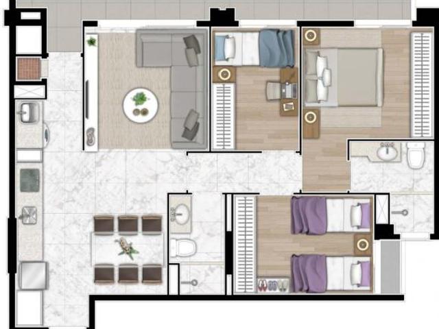 Oportunidade no Cristo Rei 3 quartos sendo 1 suite 1 vaga