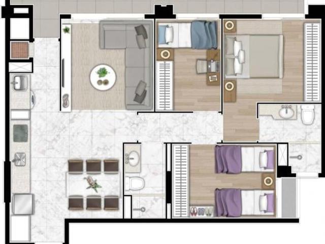 Oportunidade no Cristo Rei 3 quartos sendo 1 suite 1 vaga