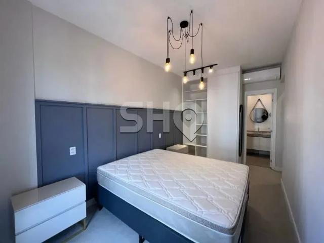 Oportunidade única locação apto mobiliado c/varanda 2 dorms