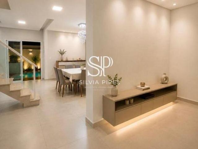 Oportunidade Sobrado amplo 03 Suítes e Piscina Condomínio Park Real Indaiatuba