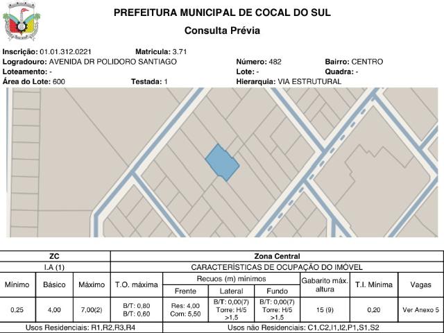 Oportunidade Única em COCAL DO SUL SC | Tipo: Terreno | Negociação: Leilão | Situação: Imóvel