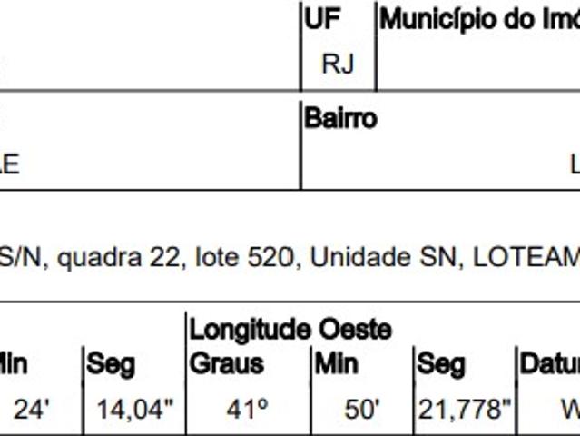 Oportunidade Única em MACAE RJ | Tipo: Terreno | Negociação: Venda Direta Online | Situação: Imóvel