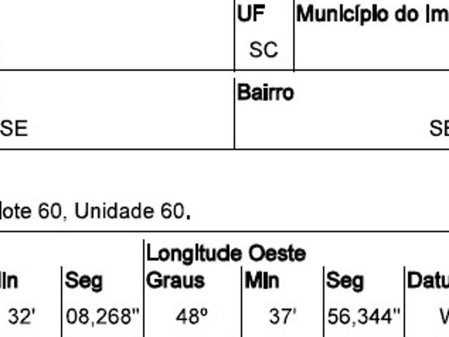 Oportunidade Única em SAO JOSE SC | Tipo: Terreno | Negociação: Leilão | Situação: Imóvel