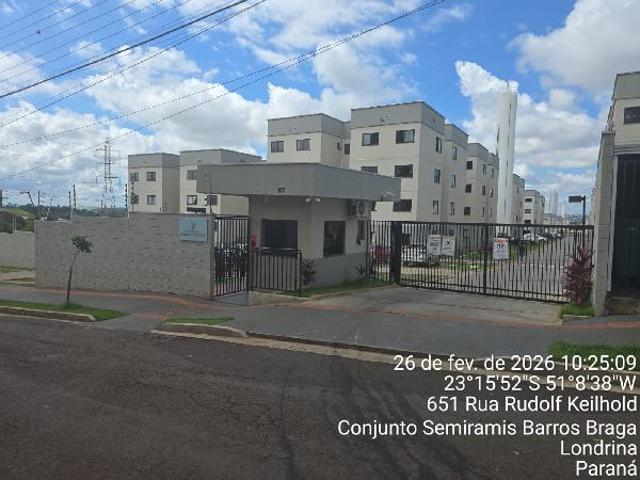 Oportunidade valiosa — Apartamento no Conjunto Semiramis Barros Braga, Londrina PR, Apto 201, 2 quartos, 1 vaga, 43,32m² | Venda Online