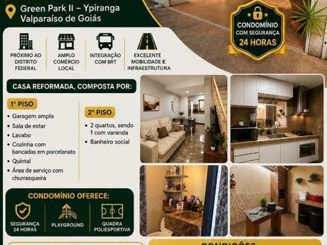 Oportunidade VENDE SE ÁGIO DE DUPLEX NO GREEN PARK 2