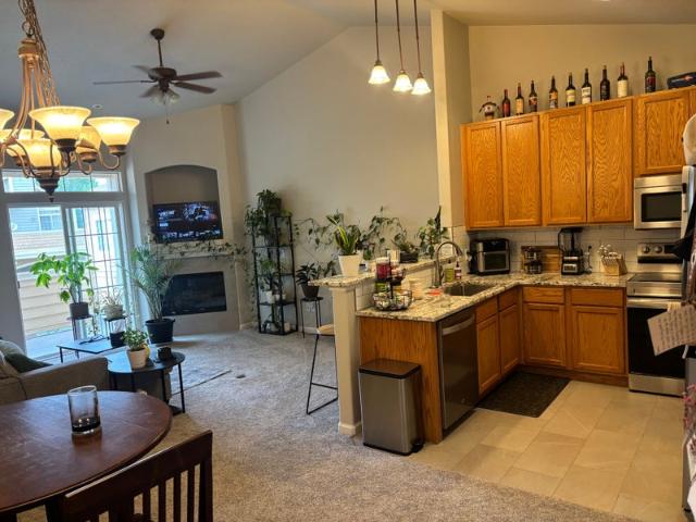 Open floor plan 1 Bed Bath Condo in Greeley | Ava