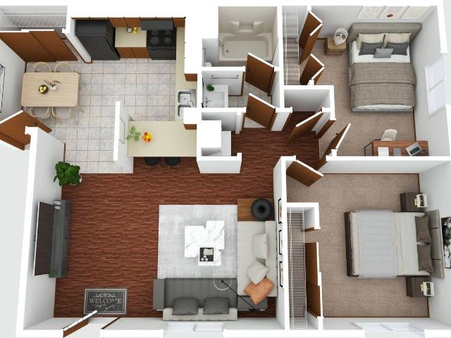 Orchard Apartments 2 Bedroom Apartment for Rent at 1500 S 116th St, West Allis, WI 53214
