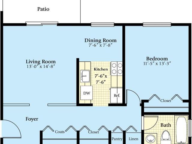 Orchards of Newburgh Apartments 1 Bedroom Apartment for Rent at 37140 Orchard Cir, Westland, MI 48186 Westland