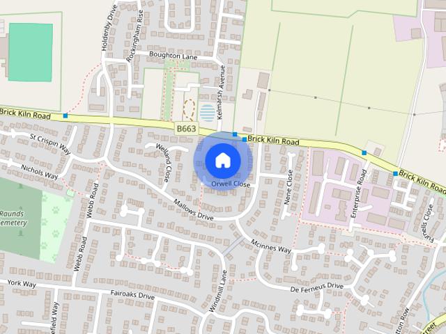 Orwell Close, Raunds, WELLINGBOROUGH