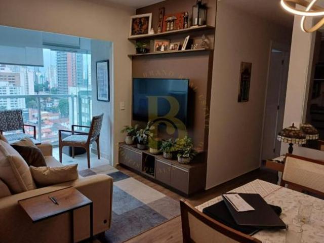 Ótimo Apartamento à Venda na Chácara Santo Antônio ? 52 m², 2 Dormitórios, Varanda Integrada e 1 Vag