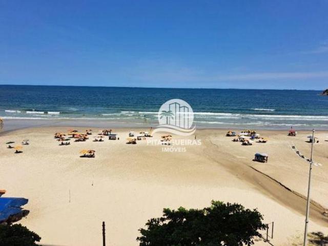 Ótimo apartamento frente ao mar, amplo, arejado, claro e com 2 vagas de garagem