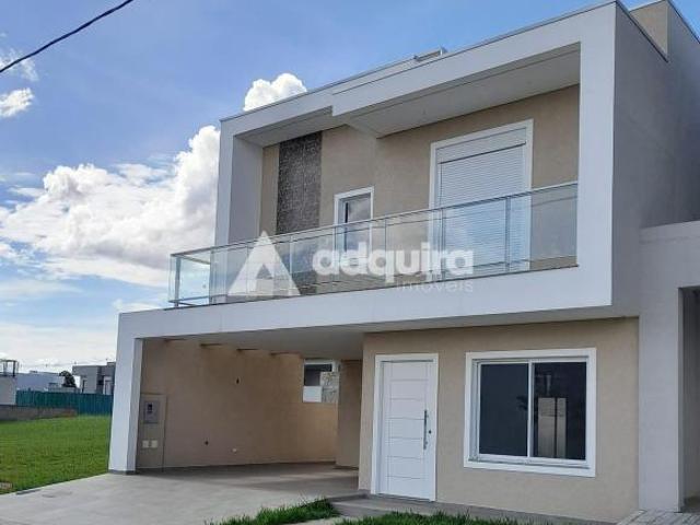 Ótimo Sobrado, Novo, em Condomínio Fechado, à venda, 200m², Cará cará, Ponta Grossa, PR