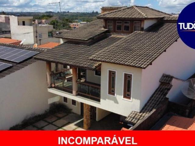 ÓTIMO SOBRADO COM 5 SUÍTES E ÓTIMA LOCALIZAÇÃO, TROCA POR IMÓVEL COMERCIAL