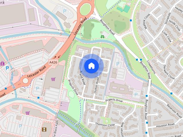 Oulton Road, Rugby, CV21